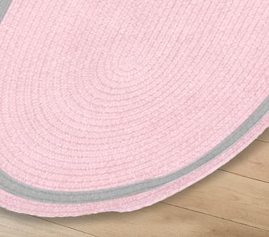 Girls Custom Capel Oval Rug | Solid Color Rug | Pottery Barn Kids