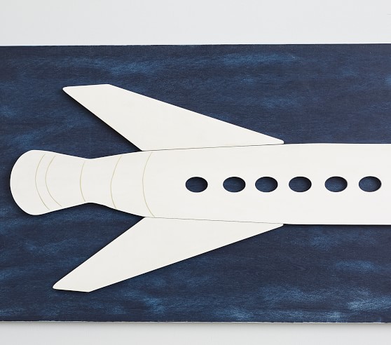 Rocket Ship Plaque | Pottery Barn Kids