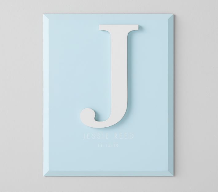 Personalized Initial Wood Plaque | Pottery Barn Kids