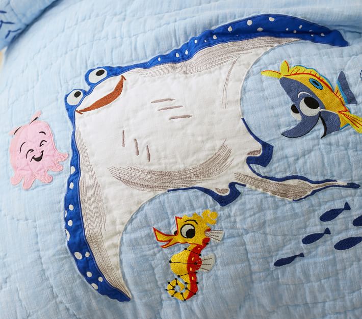 Disney and Pixar Finding Nemo Toddler Quilt | Pottery Barn Kids