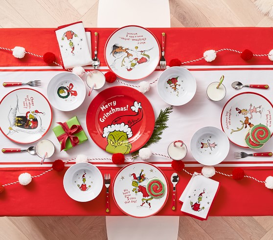 Dr. Seuss's The Grinch™ Plates | Pottery Barn Kids