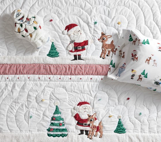 Rudolph® Quilted Shams | Pottery Barn Kids