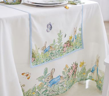Peter Rabbit™ Garden Tablecloth | Pottery Barn Kids