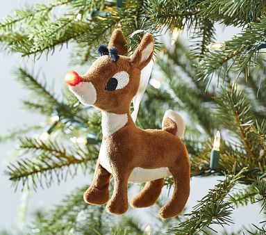 Light Up Rudolph the Red-Nosed Reindeer® Ornaments | Pottery Barn Kids