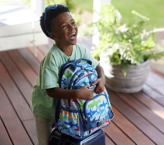 Mackenzie Multi Sharks Backpacks | Pottery Barn Kids