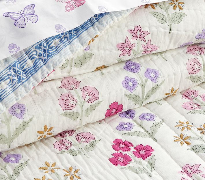 Boho Reversible Quilt & Shams | Pottery Barn Kids
