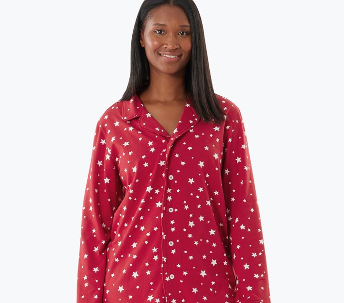 Adult Silky Modal Starry Skies Pajama Set | Pottery Barn Kids