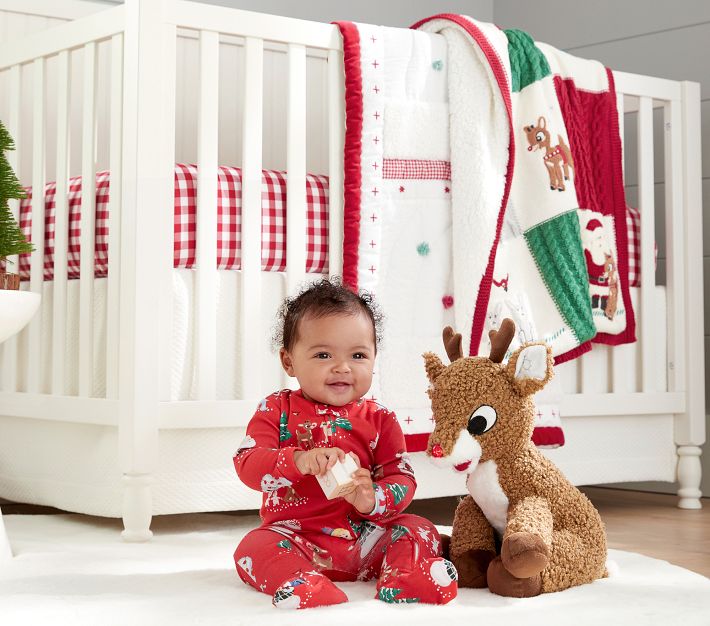 Rudolph® Baby Quilt | Pottery Barn Kids