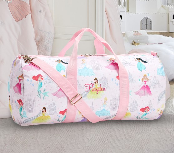 Mackenzie Disney Princess Castle Shimmer Large Duffle Bag | Pottery ...