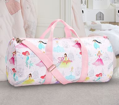 Mackenzie Disney Princess Castle Shimmer Large Duffle Bag | Pottery ...
