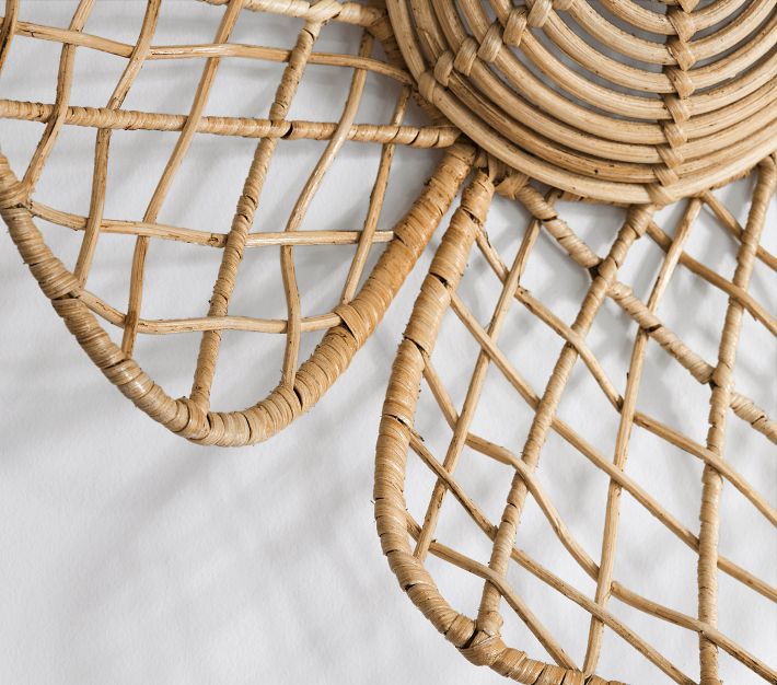 Rattan Flowers, Set of 2 | Pottery Barn Kids