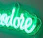 Brite Lite Tribe Personalized Flow Neon LED Wall Light | Pottery Barn Kids