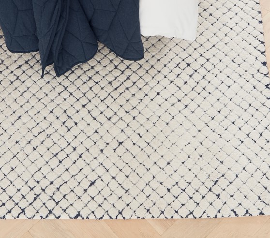 Performance Textured Trellis Rug | Pottery Barn Kids
