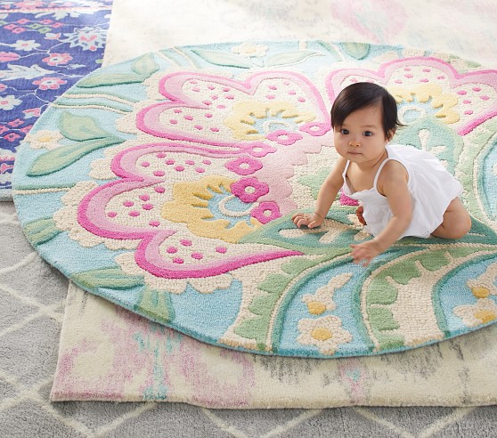 Adrianna Floral Rug | Patterned Rugs | Pottery Barn Kids