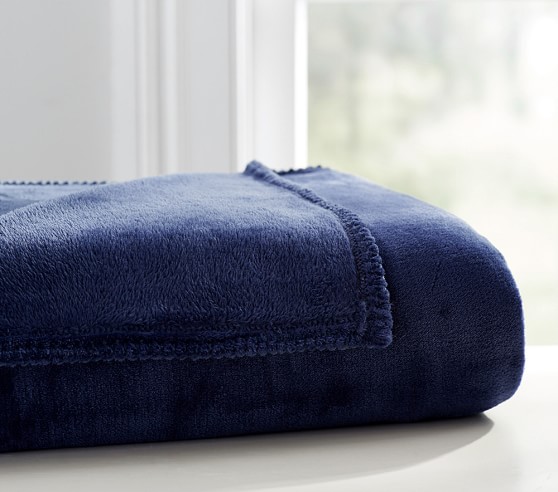 Cozy Solid Bed Blanket | Pottery Barn Kids