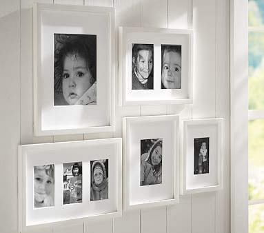 White Gallery Wall Frames in a Box Set | Pottery Barn Kids