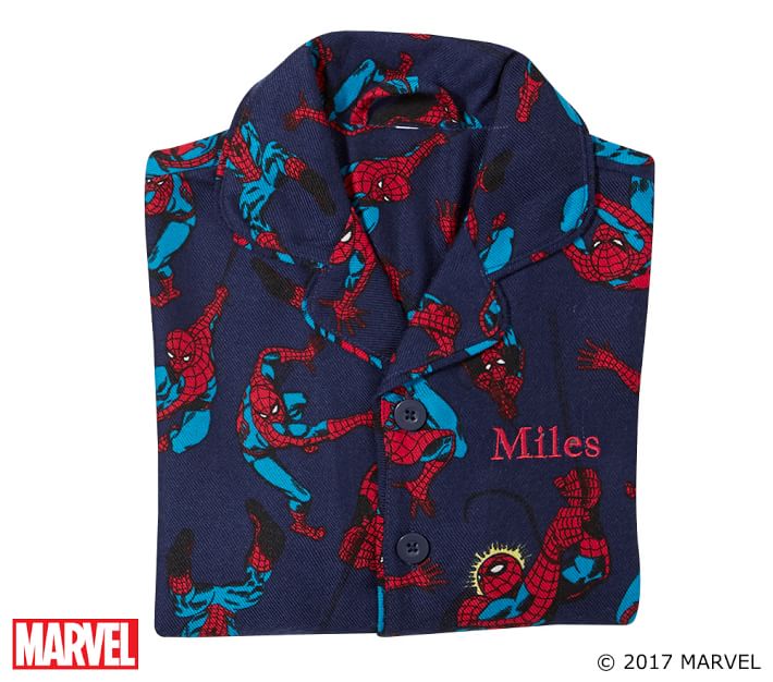 Spider-Man Kids Flannel Pajama | Pottery Barn Kids