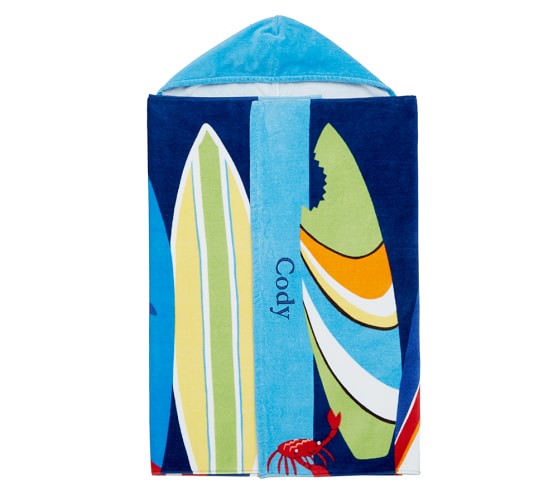 Boys Surf Hooded Beach Towel | Pottery Barn Kids