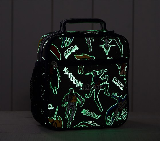 Glow-in-the-Dark Justice League™ Kids Lunch Box | Pottery Barn Kids