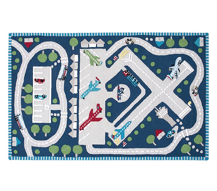 Airport Rug | Patterned Rugs | Pottery Barn Kids
