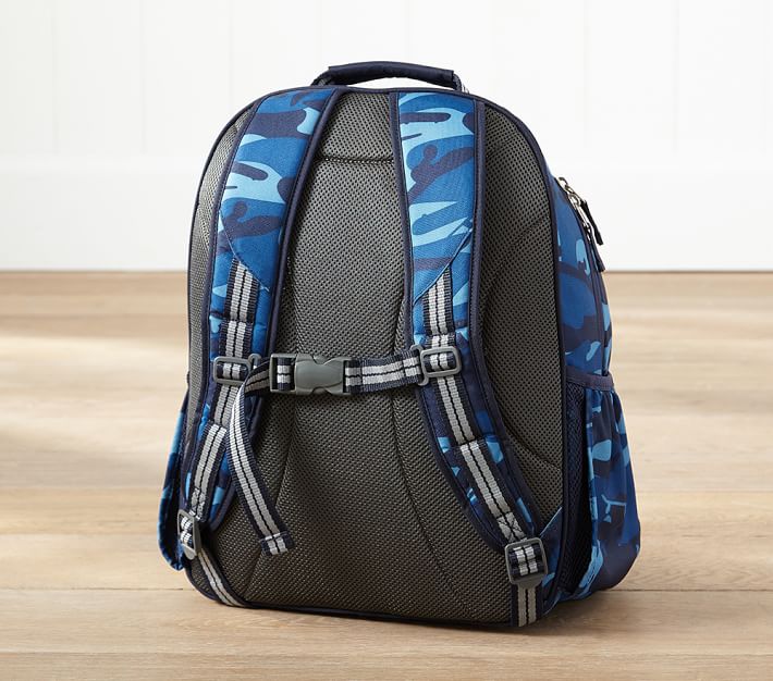Mackenzie Orange Camo Kids Backpacks | Pottery Barn Kids