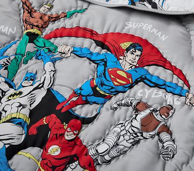 Justice League™ Kids Sleeping Bag | Pottery Barn Kids