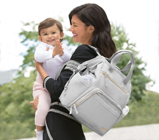 Skip Hop Mainframe Wide Open Backpack Diaper Bag | Pottery Barn Kids