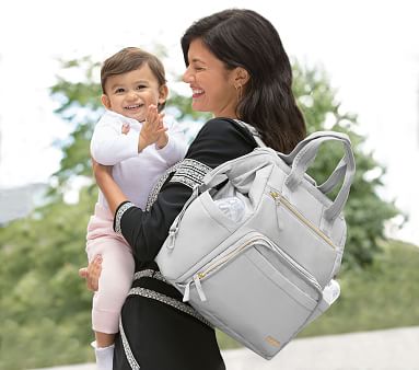 Skip Hop Mainframe Wide Open Backpack Diaper Bag | Pottery Barn Kids