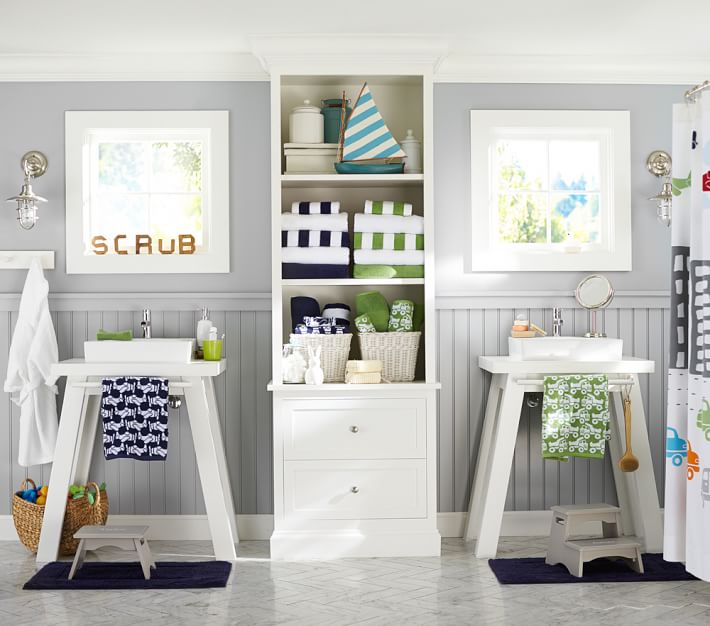 Transportation Kids Shower Curtain | Pottery Barn Kids