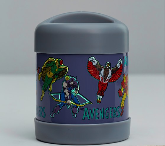 Marvel Glow-in-the-Dark Avengers Thermos | Food Storage | Pottery Barn Kids