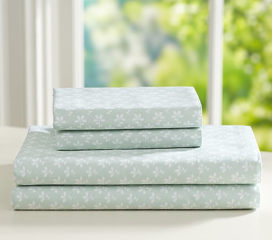 Evelyn Floral Kids' Sheet Set | Pottery Barn Kids