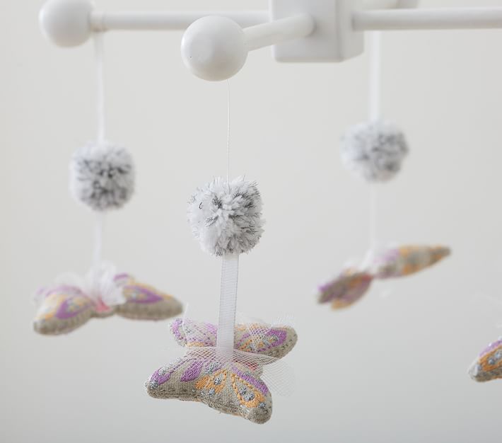 Butterfly Baby Crib Mobile | Pottery Barn Kids