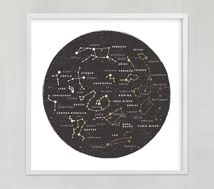 Constellation Map Wall Art | Pottery Barn Kids