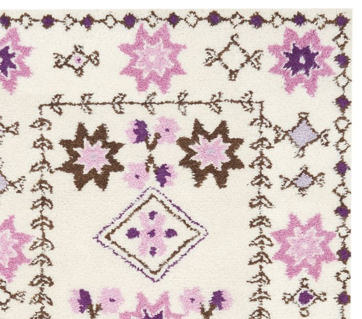 Hannah Rug- Lavender | Patterned Rugs | Pottery Barn Kids