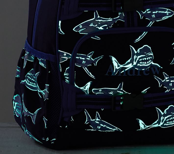 Mackenzie Blue Sharks Glow-in-the-Dark Cold Pack Lunch Bundle, Set Of 3 ...