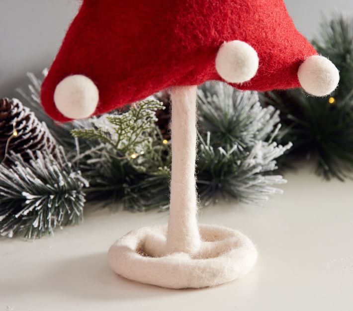 Pom Pom Felted Wool Christmas Tree Decorations | Pottery Barn Kids