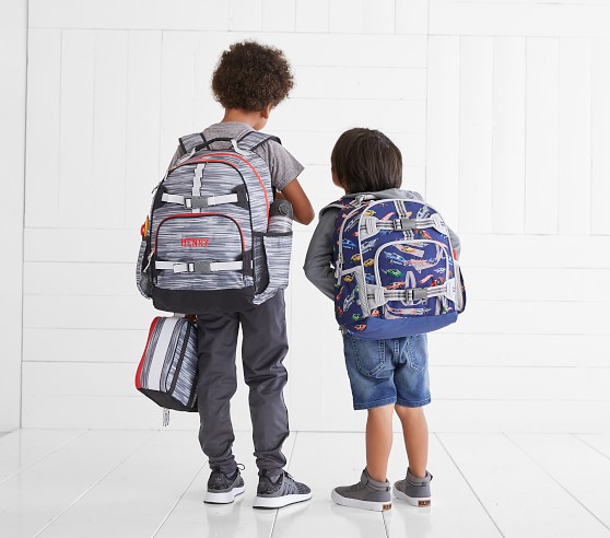 Mackenzie Abstract Stripe Kids Backpack with Reflective Webbing ...