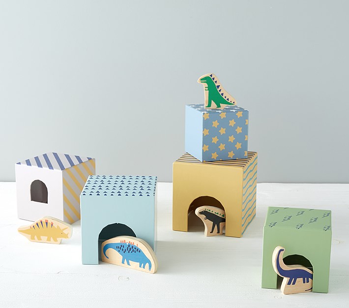 Dinosaur Friendship Stacking Tower | Kids Toys | Pottery Barn Kids