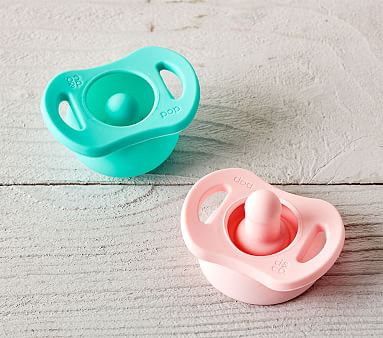 Doddle & Co. Pop Silicone Pacifier Twin Pack | Teething Toys | Pottery ...