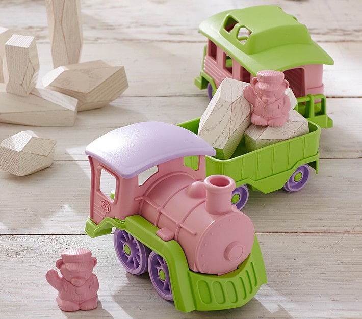 Pink/Green Green Toys™ Train | Pottery Barn Kids