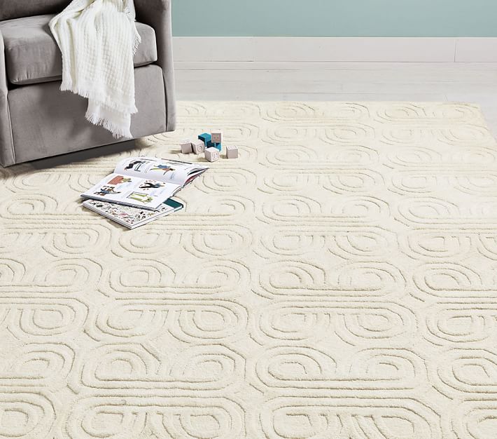 west elm x pbk Loop Modern Kids Rug | Pottery Barn Kids