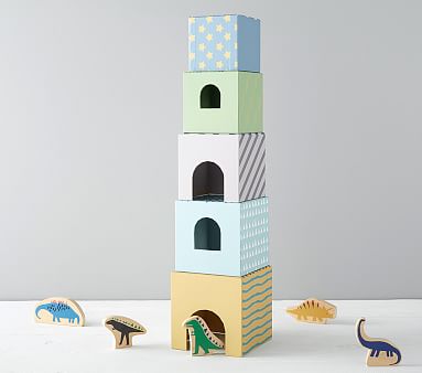 Dinosaur Friendship Stacking Tower | Kids Toys | Pottery Barn Kids