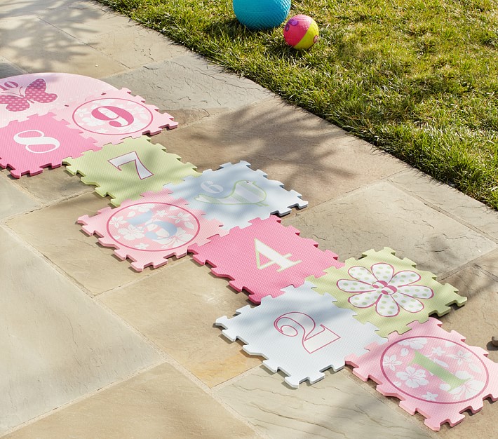 Flower Foam Hopscotch | Outdoor Toys | Pottery Barn Kids