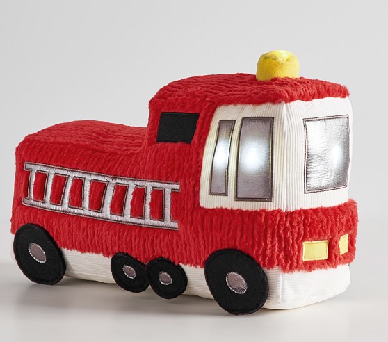 Fire Truck Light-Up Plush | Kids Stuffed Animal | Pottery Barn Kids