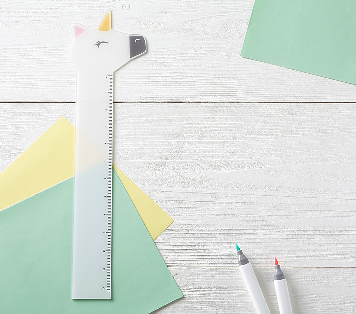 Unicorn Shaped Ruler | Kids Room Decor | Pottery Barn Kids
