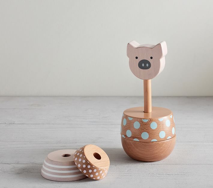 Woodland Baby Stackers | Baby Toy | Pottery Barn Kids