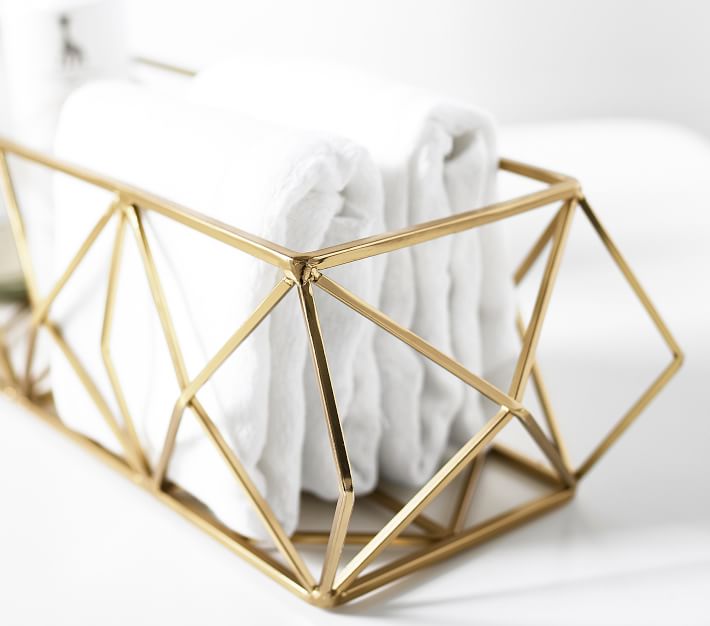 Metal Prism Modern Diaper Caddy | Pottery Barn Kids