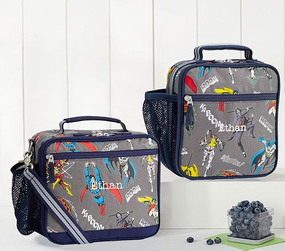 Glow-in-the-Dark Justice League™ Kids Lunch Box | Pottery Barn Kids
