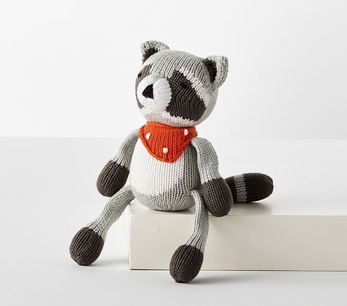 Finn + Emma® Lil' Rascal the Raccoon | Modern Stuffed Animal | Pottery ...