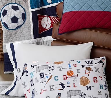 Liam Sports Kids' Sheet Set | Pottery Barn Kids